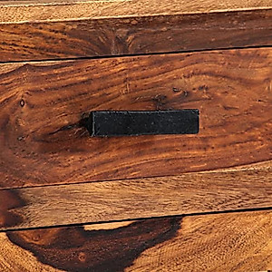 vidaXL Sideboard Storage Kitchen Cabinet Buffet Server Bar Wine Cabinet Console Table for Dining Living Room Cupboard Solid Wood Sheesham