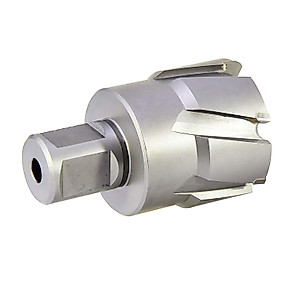 MAXTOOL 1" x1-3/8 TCT Annular Cutters & Pin Carbide Tip Slugger 25mmx35mm Magnetic Core Drills Slug Cutter 1-3/8" Deep Weldon Shank; ANW00S35R100