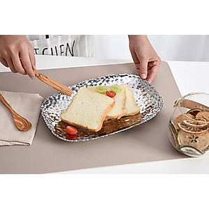 Pampa Bay Millennium Titanium-Plated Porcelain 11-inch Platter, Silver