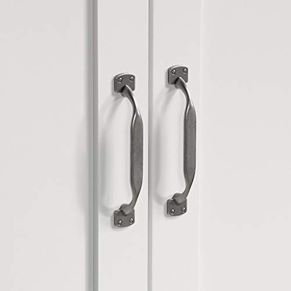 Sauder Large Storage Cabinet, Soft White Finish