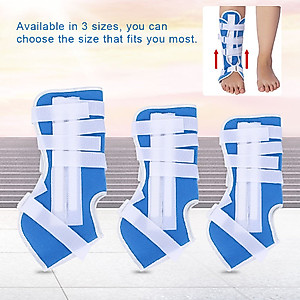 Drop Foot Brace, Ankle Support Brace, Achilles Tendonitis Support Adjustable Ankle Protector Support Stabilizer For Sports Injury Recovery, Twisted Ankle, Joint Pain, Heel Spurs for Men, Women(L)