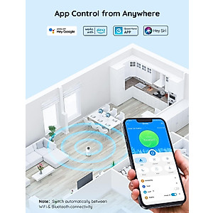 Govee Air Purifiers Pro for Home Large Room up to 1837ft² with PM2.5 Sensor, WiFi Smart Home Air Purifier Large Room, H13 True Hepa Air Purifier for Smoke, Pet Hair, Odors, 24dB Air Cleaner, Auto Mode