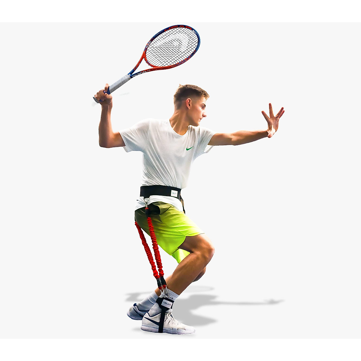 VPX Tennis Swing Trainer Increases Power, Exit Ball Velocity, Shot Accuracy, & Serve Speed, Improves Forehand, Backhand, Slice, & Compression Racket Torque, for Men, Women, Boys, Girls, & Kids