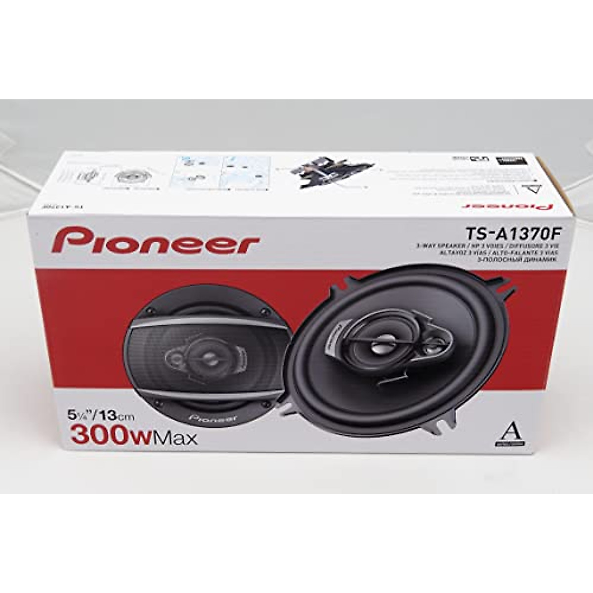PIONEER Pioneer TS-A1370F 5-1/4" 300 Watts 3-Way Coaxial Car Speakers