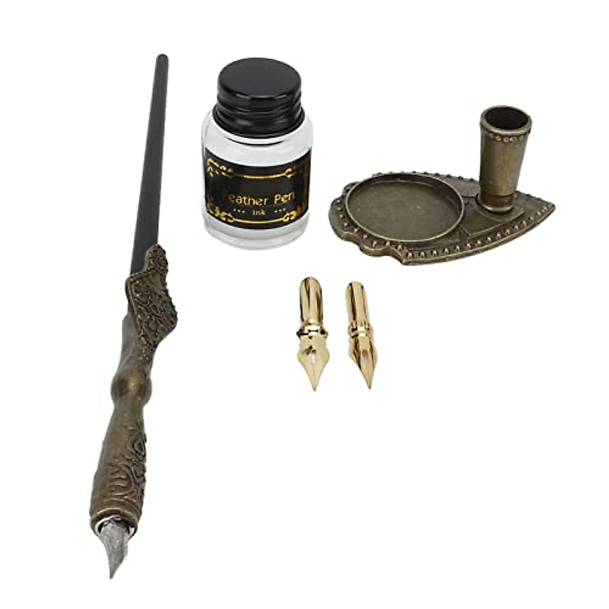 VADUMA Handcrafted Calligraphy Pen Set Fountain Dip Pen Vintage Pen Set English Calligraphy Pen Set Pens Set for Beginners