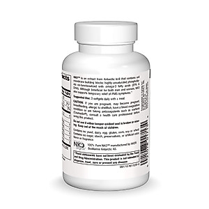 Source Naturals NKO Neptune Krill Oil, Supports Heart Health & Cell Membrane Integrity* 500 Mg - 60 Softgels