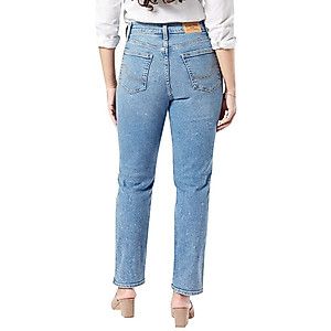 Signature by Levi Strauss & Co. Gold Label Women's Heritage High Rise Straight (Available in Plus Size), (New) Crystaline, 20
