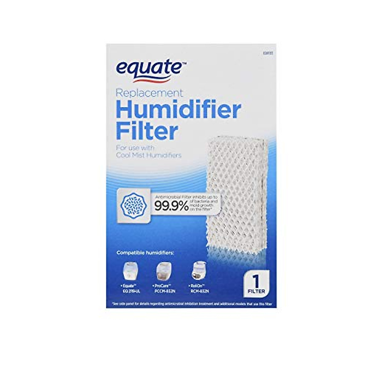 Equate Replacement Humidifier Filter 2-Pack