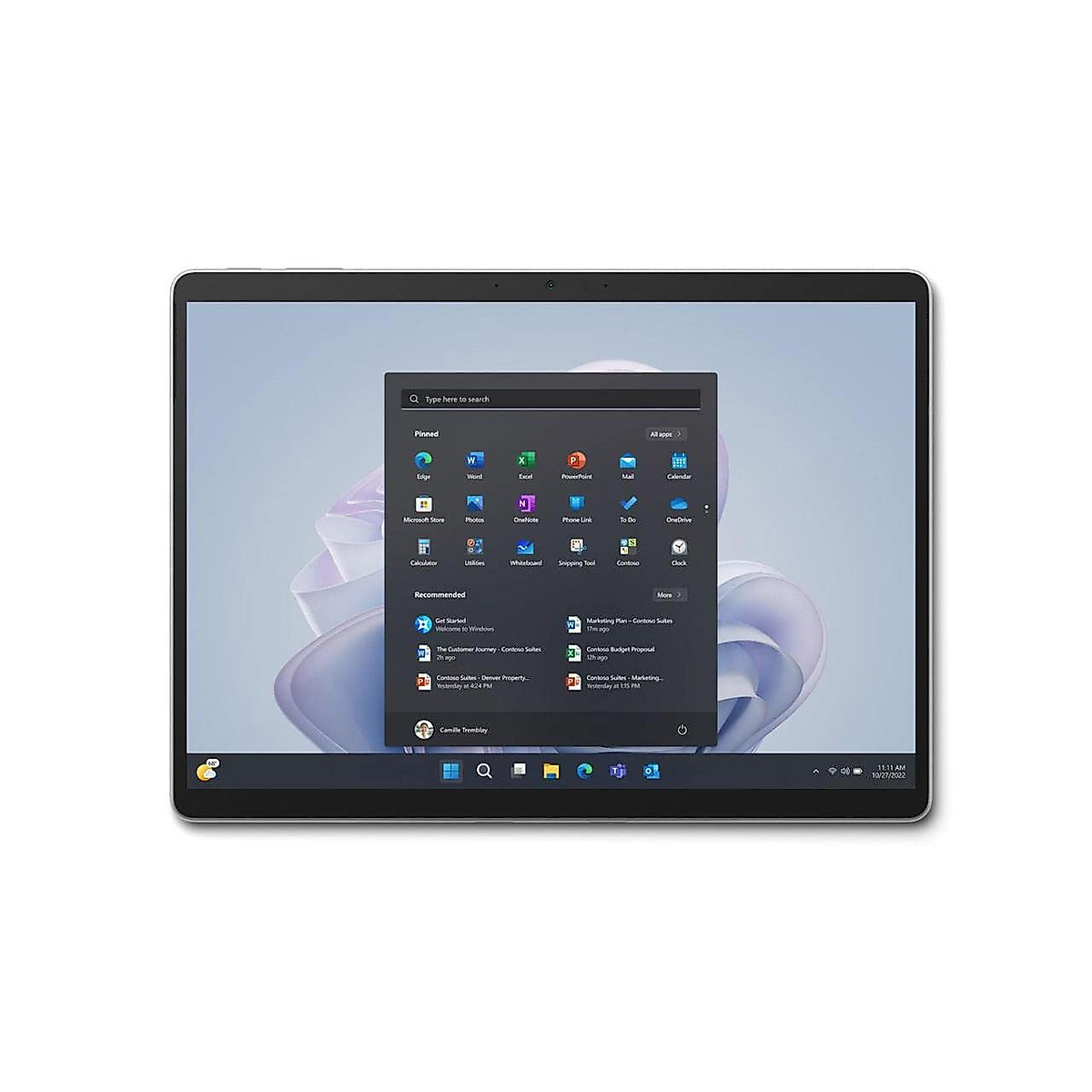 Microsoft Surface Pro 9 Tablet - 13" - Core i5 12th Gen i5-1245U Deca-core (10 Core) - 16 GB RAM - 256 GB SSD - Windows 10 Pro 64-bit - Platinum