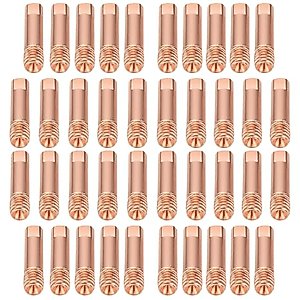 Melgweldr Mig Welding Tips 11-30 (0.030") Welding Contact Tip .030" Replacement for MIG Welding Gun Consumables (40-Pack)