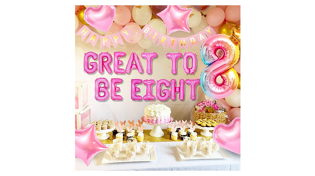 Celebrate 8th Birthday with Unique 'Eight is Great' Party Decor