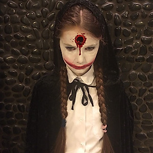 Halloween Temporary Tattoo, Bloody Wound Tattoo Stickers for Halloween Cosplay Party Scar Tattoo Masquerade Prank Prop Decorations Face Tattoo Sticker for Women Man Kids