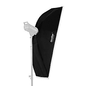 Godox 12"x 47" 30x120cm Honeycomb Grid Rectangular Softbox for Photo Strobe Studio Flash Softbox Bowens Mount