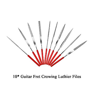 74 Pcs Guitar Tools Kits Repair Setup Maintenance Adjustments Cleaning DIY for Electric Guitar, Ukulele, Bass Banjo & Other Stringed Instruments Beginner Professionals Luthier Easy Use GAT-188