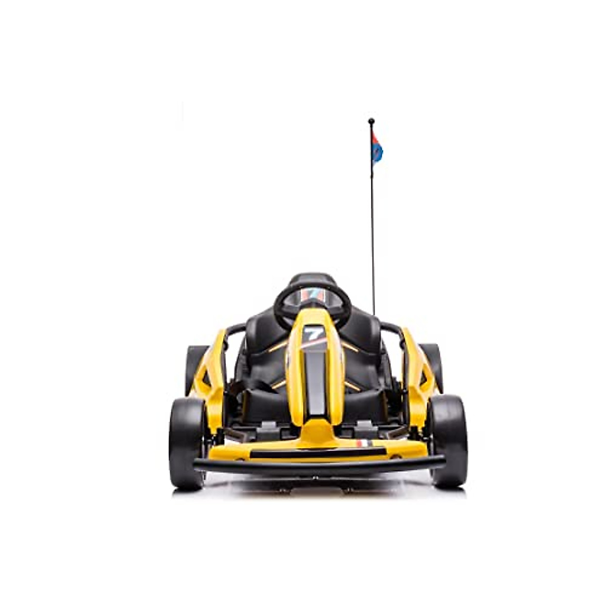 Freddo Toys GoKart Drifter 24V Battery Operated 1 Seater Car for Kids with Bluetooth LED Lights, MP3 Music and Leather Seats Outdoor Drift Car for Boys and Girls