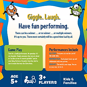 Zobmondo!! Don't Make Me Laugh! The Silly Reinvented Charades Party Game | Hilarious for Families and Kids | Multi-Award Winner