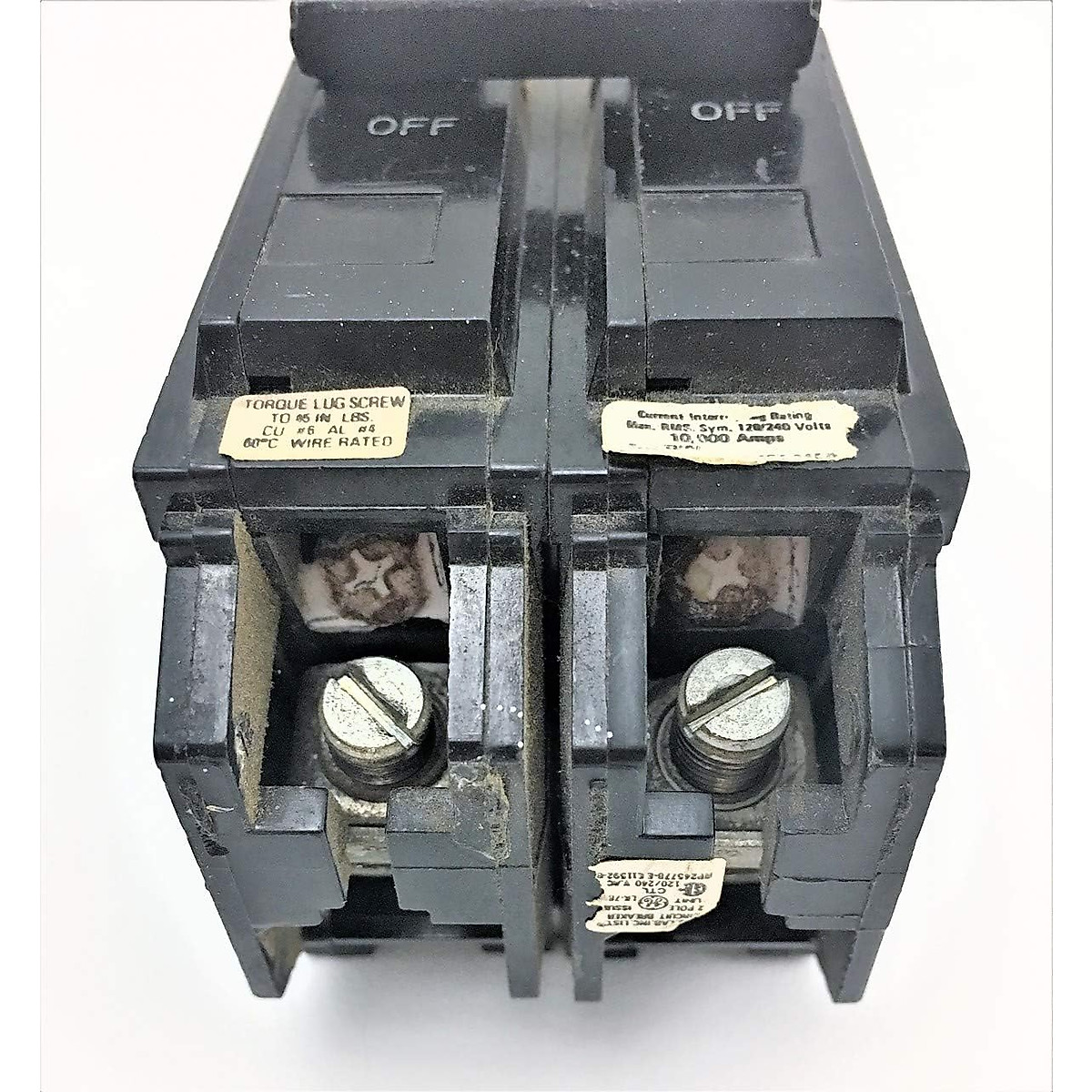 Connecticut Electric General Electric THQL2150 Circuit Breaker, 2-Pole 50-Amp Thick Series, Black
