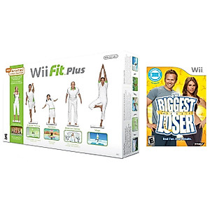 Wii Fit Plus with Balance Board & Biggest Loser Game Bundle