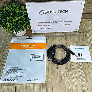 DSD TECH SH-U35B USB RS232 to 3.5mm Serial Cable with FTDI FT232RL Chip 6FT