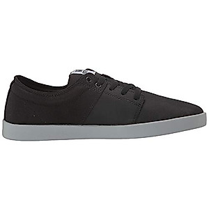 Supra Men's Low-top, Black Black Tuf Lt Grey 057, 8.5
