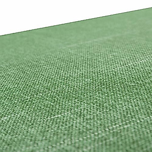 Pillow Perfect Tory Solid Indoor/Outdoor Reversible Patio Chairpad with Ties Weather and Fade Resistant, 15.5" x 16", Green, 2 Count