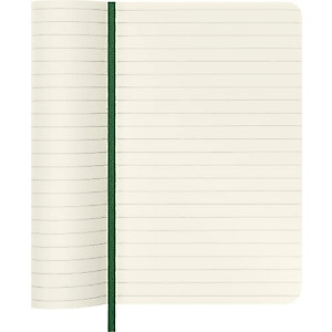 Moleskine Classic Notebook, Soft Cover, Pocket (3.5" x 5.5") Ruled/Lined, Myrtle Green, 192 Pages