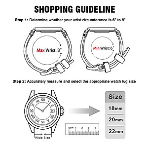 20mm Classic Genuine Leather Watch Bands for Omega x Swatch Moonswatch Quick Release Vintage Leather Watch Straps Compatible with Timex Weekender Watch for Men, White Elephant Gifts, Stocking Stuffers for Men