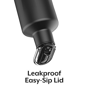 BrüMate ReHydration - 100% Leakproof 25oz Insulated Water Bottle with Straw - Stainless Steel Water Canteen (Dark Aura)