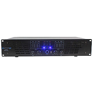 Technical Pro AX AMPLIFIER SERIES AX3000 3000 Watts Peak Power 2U Professional 2 Channel Power Amplifier, Black