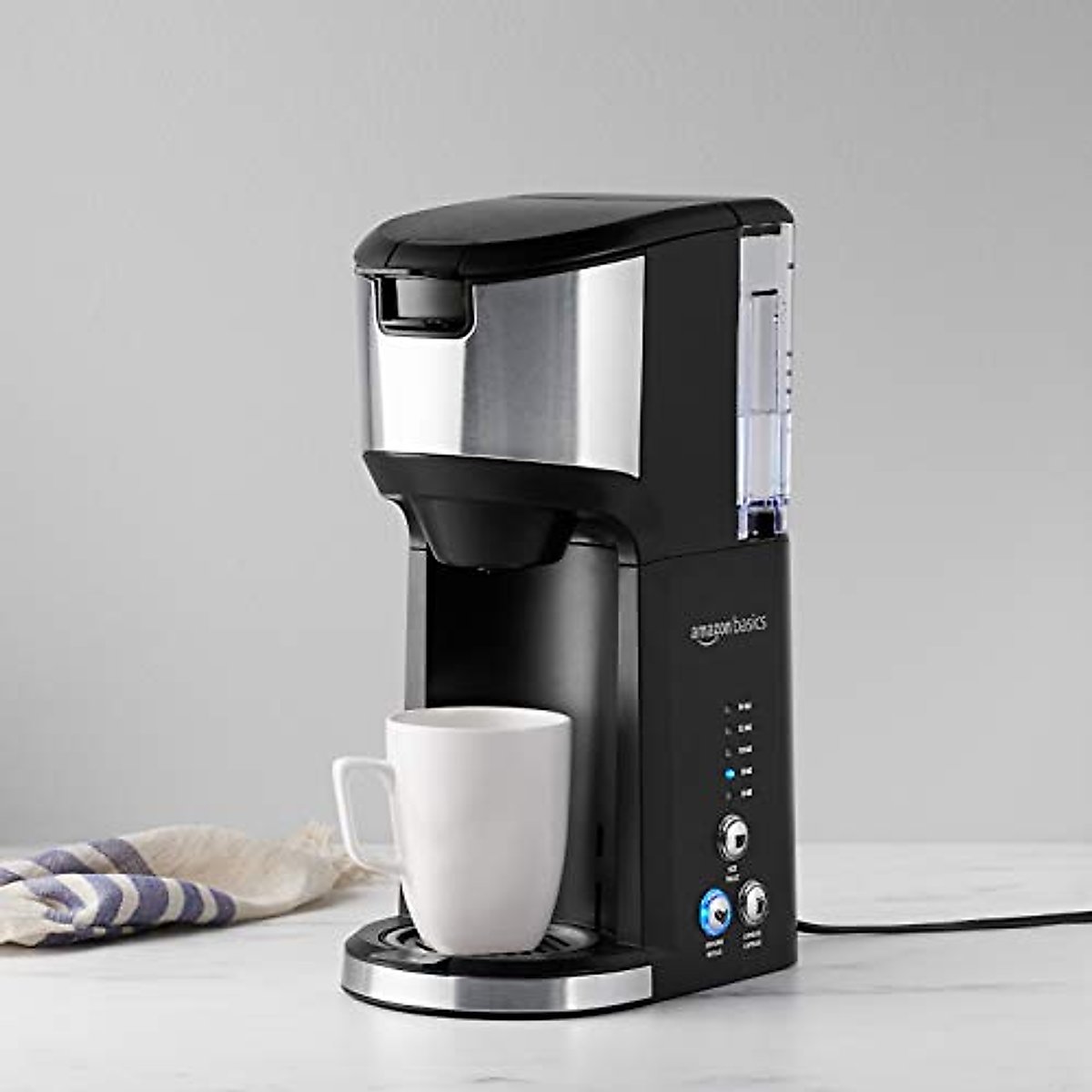 Amazon Basics Dual Brew Single Serve Capsule Coffee Maker