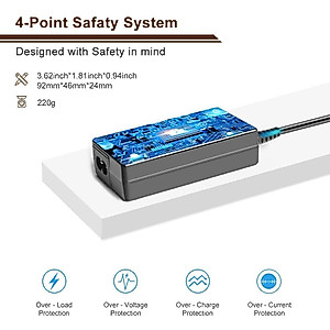 TAIFU 19V 65W Power Supply for Intel NUC FSP065-10AABA Power Adapter for Barebone System Mini PC NUC5i5RYH NUC5i7RYH NUC6i3SYH NUC6i5SYH NUC7I7BNH NUC5CPYH BOXNUC5I7RYH Mini PC Kit Barebone System
