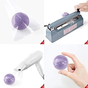 Zcintert 4X6 Shrink Wrap Bags 500 Pack for Soap Bar, Bath Bomb, Small Gift, Clear Heat Shrink Wrap/PVC Shrink Film Bags