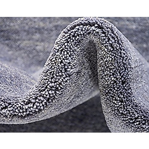 Unique Loom Solid Gava Collection 100% Natural Twisted Wool Modern Terracotta Area Rug (8' x 12')