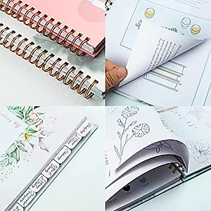 Wedding Planner & Organizer - Floral Gold Edition, Diary Engagement Gift Book & Bride To Be Countdown Calendar, 9" x 11", Brown Leaf