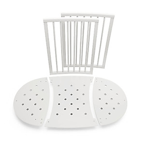 Stokke Sleepi Bed Extension, White - Convert Stokke Sleepi Mini Crib Into Stokke Sleepi Bed - Suitable for Children Up to 3 Years - Mattress Sold Separately - Extends Bed to 50 Inches