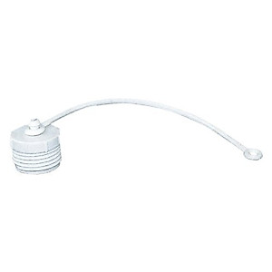 Valterra T1020-1EVP EZ Coupler Hose Plug with Strap-3/4 Male Thread, Off White, Carded (12)