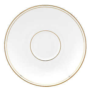 Lenox Saucer Federal Gold, White