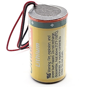 6x OmniCel ER34615HD/W LithiumThionyl Chloride Battery with Wire Leads For Fleet Monitoring, Tracking Devices for Hunting Dogs, Carbon Monoxide Detectors, Intrusion Sensors, Invisible Fencing
