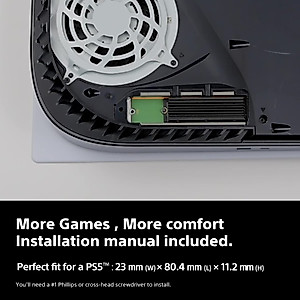 Nextorage Japan 2TB Internal SSD Work with Playstation 5 and PC M.2 2280 with Heatsink PCIe Gen4.0 NVMe NEM-PA2TB/N SYM Maximum Transfer Rate Read: 7300MB/s, Write: 6900MB/s Solid State Drive