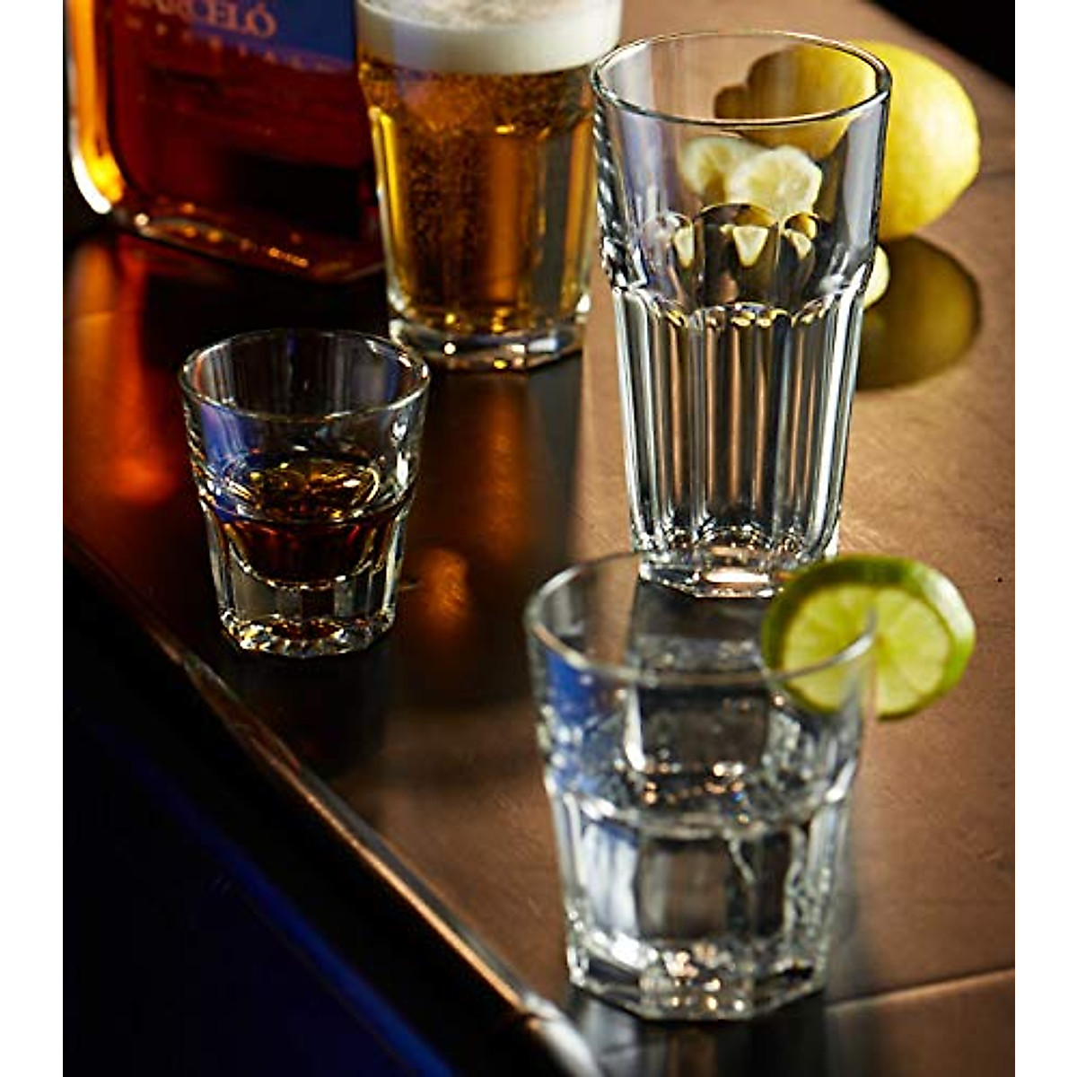 Arc Cardinal Arcoroc Fully Tempered Gotham Rocks Glass, 9-Ounce, Clear, Case of 36