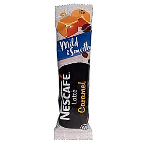 Nescafe 3 in 1 CARAMEL Coffee Latte - Instant Coffee Packets - Single Serve Flavored Coffee Mix (20 Sticks)