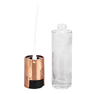 Oil Sprayer for Cooking, Glass Olive Oil Sprayer Mister, Olive Oil Spritzer, Prevenrt Slipping Olive Oil Spray Bottle for Kitchen, Air Fryer, Salad, Baking, Grilling, Rose Gold