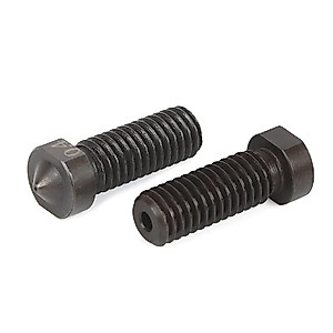 3D Printer Accessories V6 Hardened Steel 0.4/1.75mm High Temperature Filament J-Head 3D Printer Parts 3D Printer Controllers ( Size : 0.4-1.75 3pcs )