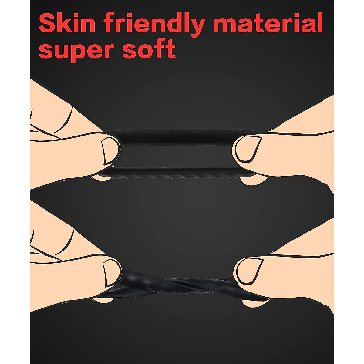 Dovelo Silicone Penis Rings kit, 4 Different Sizes Cock Rings for Men Sex Toy, Adult Sex Toys & Games