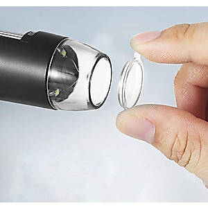 Meichoon Bendable Digital Microscope 1000X Electronic Handheld Portable Mini USB Microscope Magnification Camera with 8 LED HD Lights, NB05