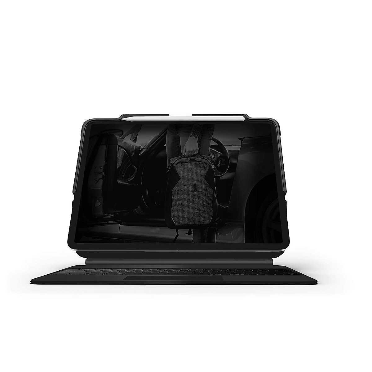 STM Dux Shell Magic Folio for iPad Air (5th/4th Gen) & iPad Pro 11" (4th/3rd/2nd/1st Gen) - Ultra-Protective Case with Apple Pencil Storage - Black