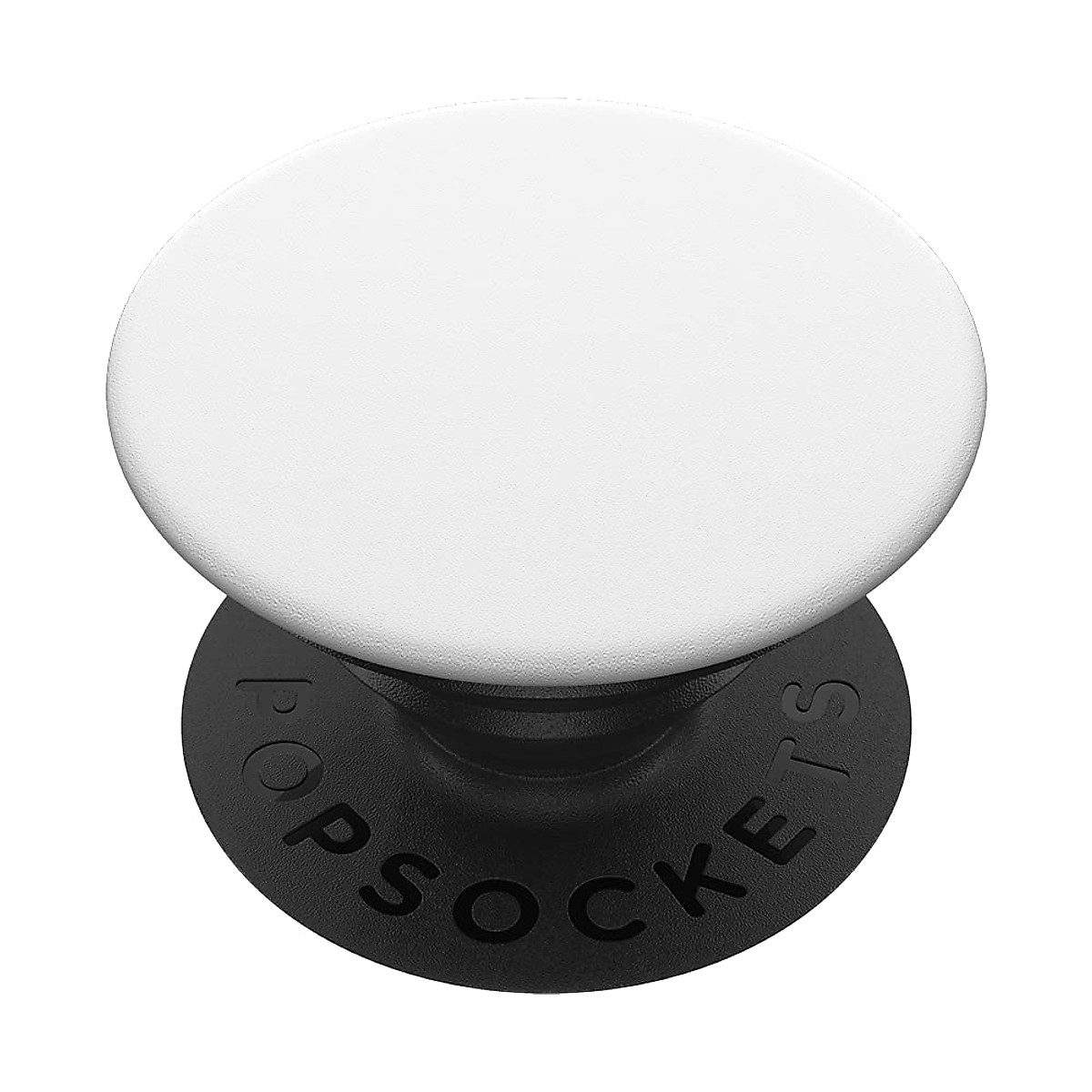 PopSockets Phone Grip with Expanding Kickstand, White on Black