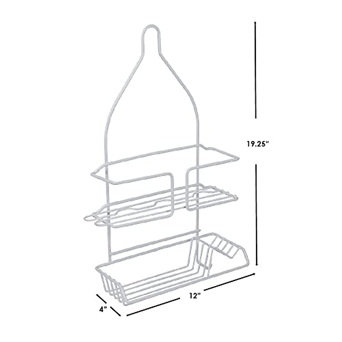 Home Basics SC10228 Shower Caddy, Vinyl