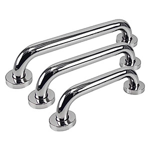 Grab Rails Bath Wall Attachment Handrails,Grab Bar Rails Bathroom Grab Bar, Wall-Mounted Straight Hair Towel Rack, Sturdy Stainless Steel Shower Safety Handle for Bathtub, Toilet, Bathroom, Kitchen/40