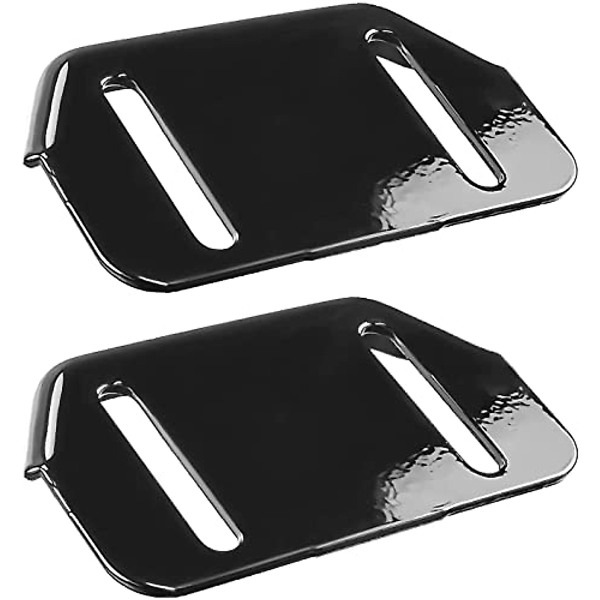 Gpartsden 784-5580 Slide Shoes Replacement for MTD Snow Thrower Cub Cadet Yardman 784-5580-0637 Snow Blower 2 Pack (Skia Black)